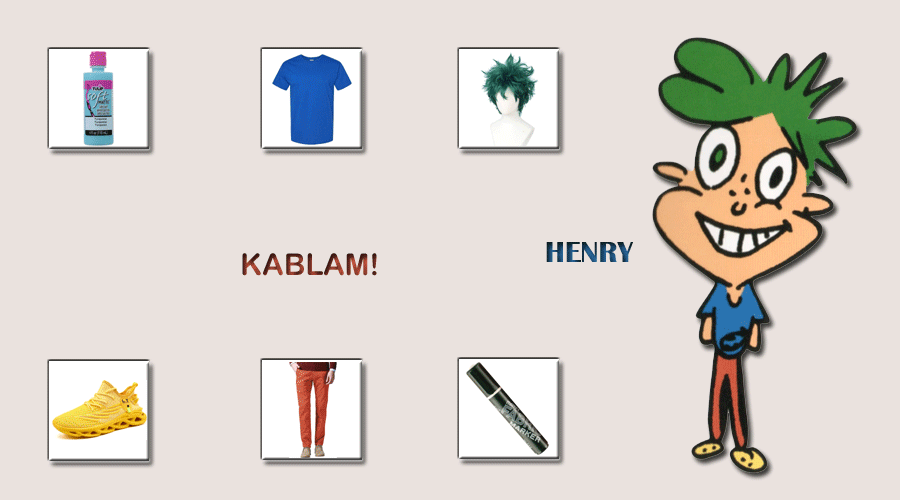 HENRY FROM KABLAM! DIY COSTUME GUIDE