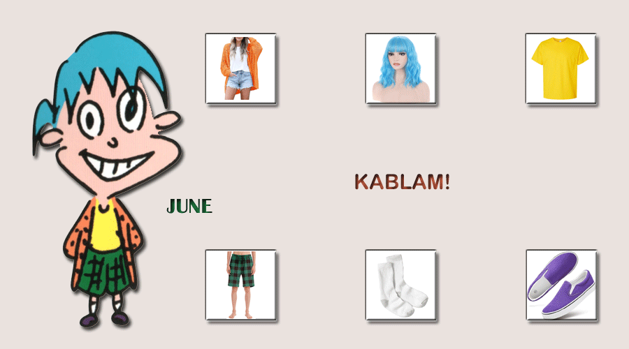 JUNE FROM KABLAM! DIY COSTUME GUIDE