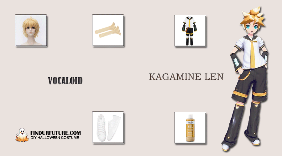 KAGAMINE LEN FROM VOCALOID COSTUME GUIDE