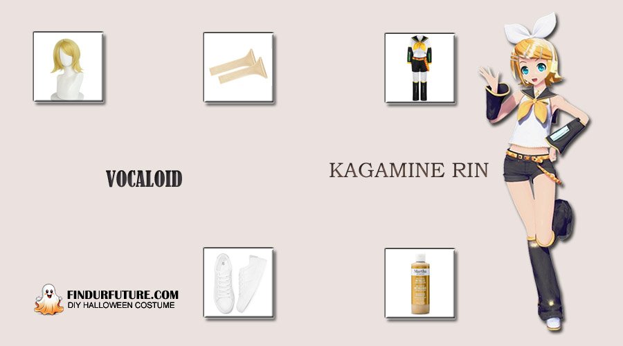 KAGAMINE RIN FROM VOCALOID COSTUME GUIDE